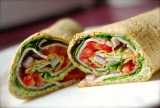 creamy pesto wrap - ChinDeep