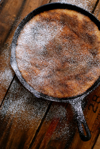 snickerdoodle skookie {skillet cookie} - ChinDeep
