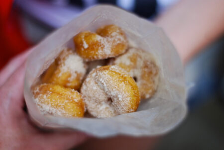 state fair cinnamon & sugar mini donuts {copycat} - ChinDeep
