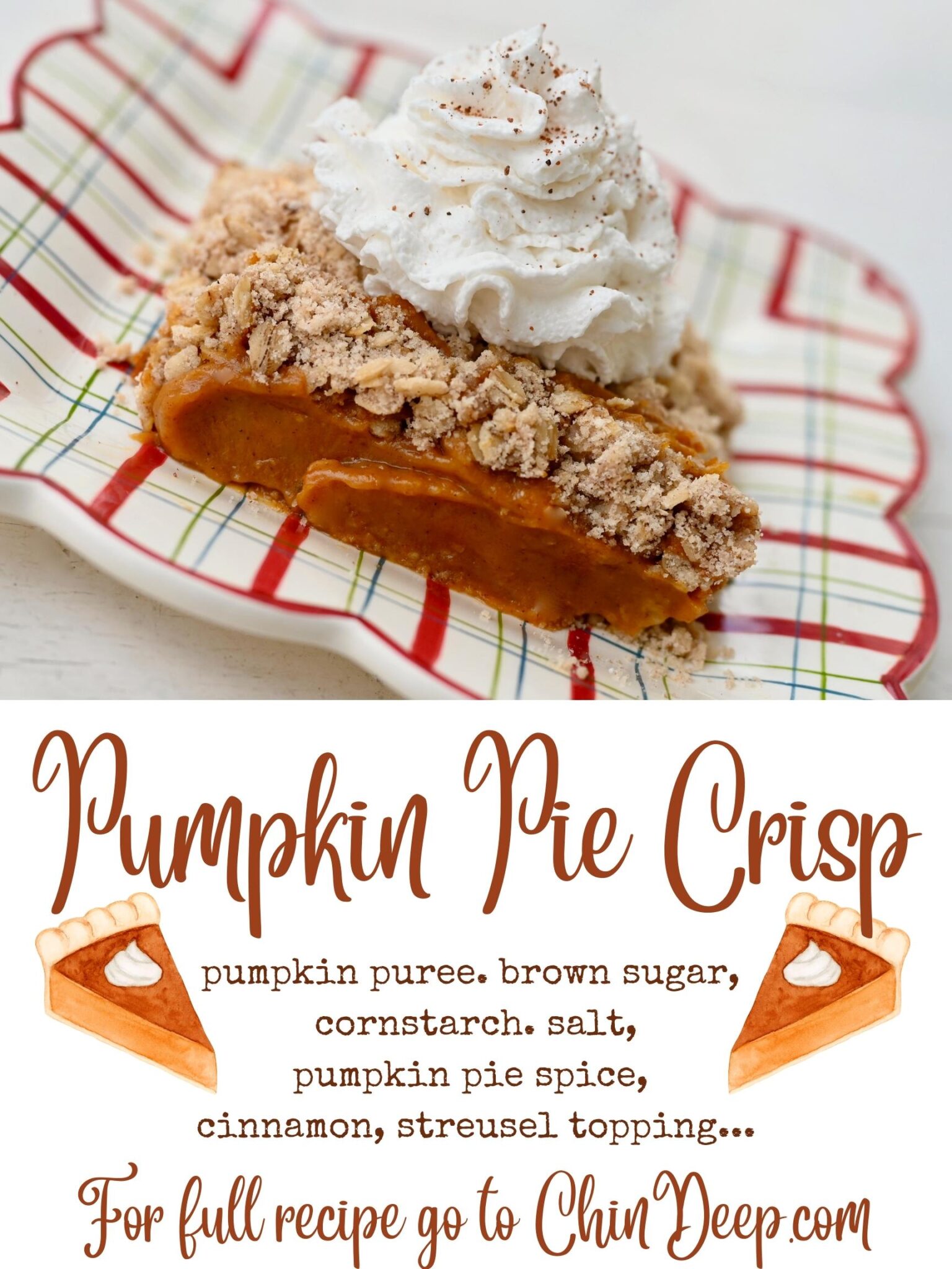 pumpkin pie crisp - ChinDeep
